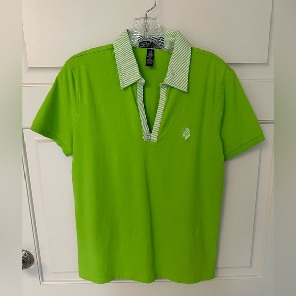 Ralph Lauren | Tops | Ralph Lauren Active Lime Green Polo | Poshmark
